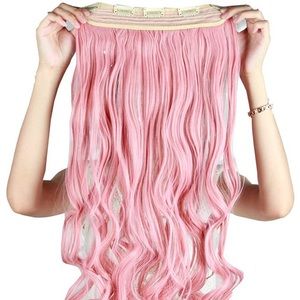 Accessories | 24 Curly Ash Pink 1 Peice 1 Clipins Extensions | Poshmark